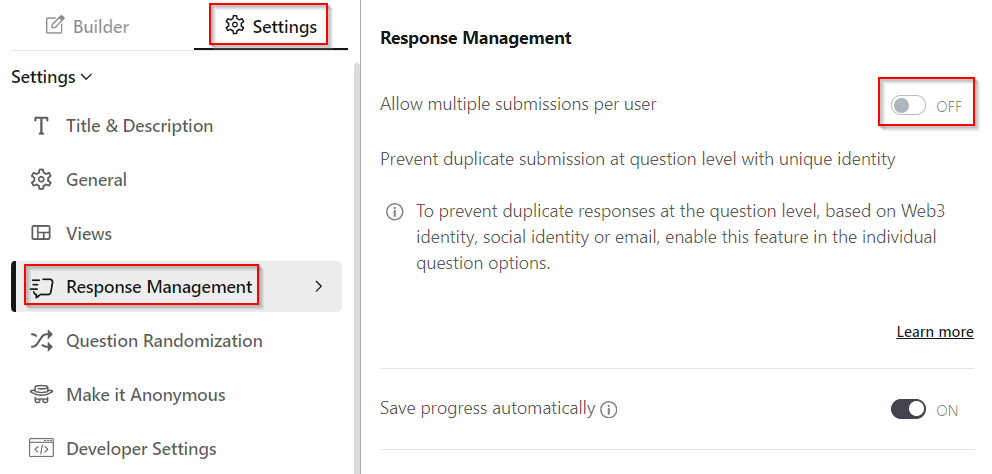 Prevent Duplicate Submission in Forms & Surveys | BlockSurvey