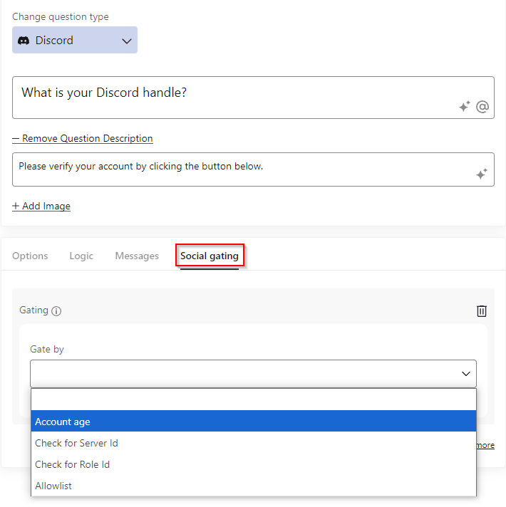 How to verify Discord Identity and Social Gate forms & surveys ...