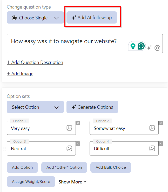 How to design dynamic questionnaires using AI follow-up questions in ...