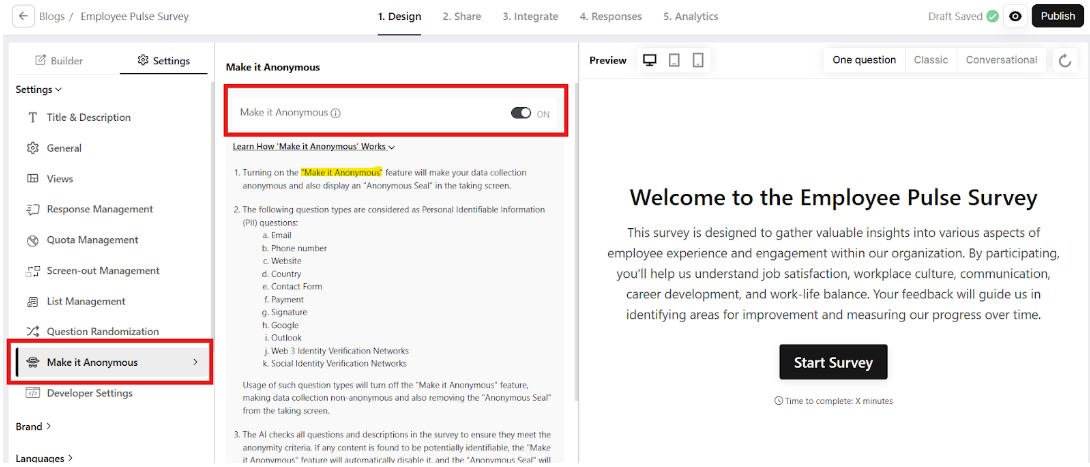 Top 5 Anonymous Survey Tools for Secure & Honest Feedback | BlockSurvey