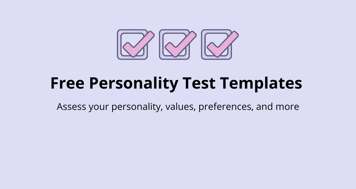 Free Personality Test Templates | BlockSurvey